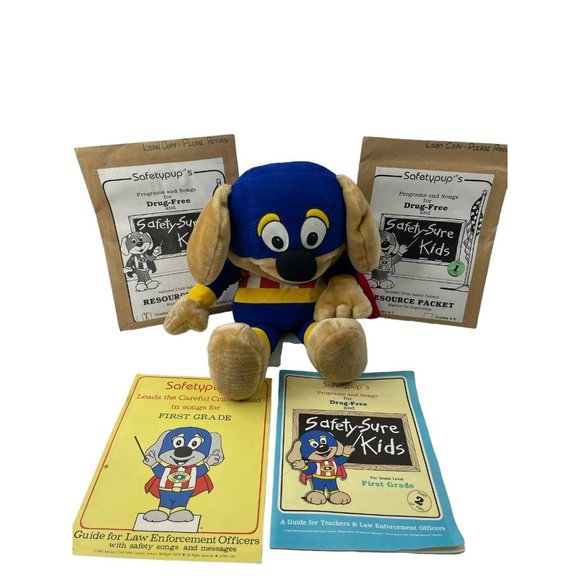 Safetypup | Toys | Safetypup Plush Teacherlaw Enforcement Educational ...